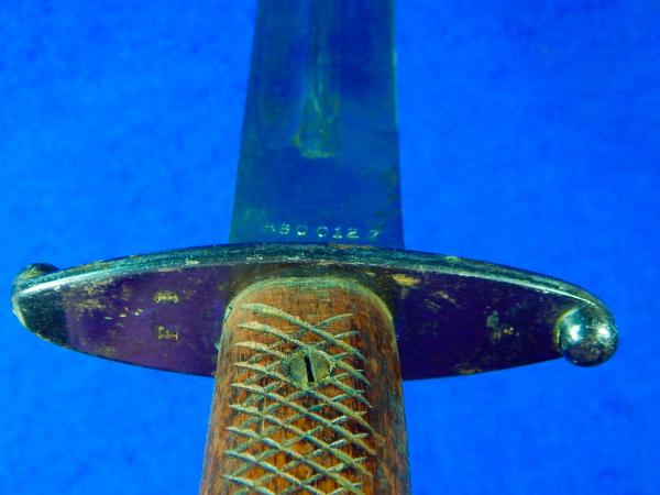 Brazilian Brazil WW1 Model 1908 Short Sword Fighting Knife w/ Scabbard ...