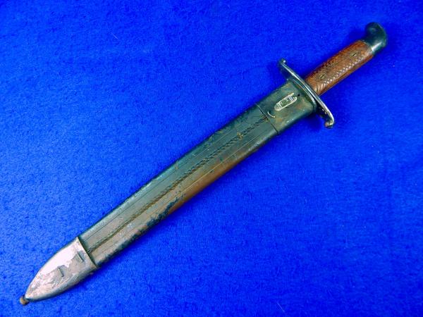 Brazilian Brazil WW1 Model 1908 Short Sword Fighting Knife w/ Scabbard ...
